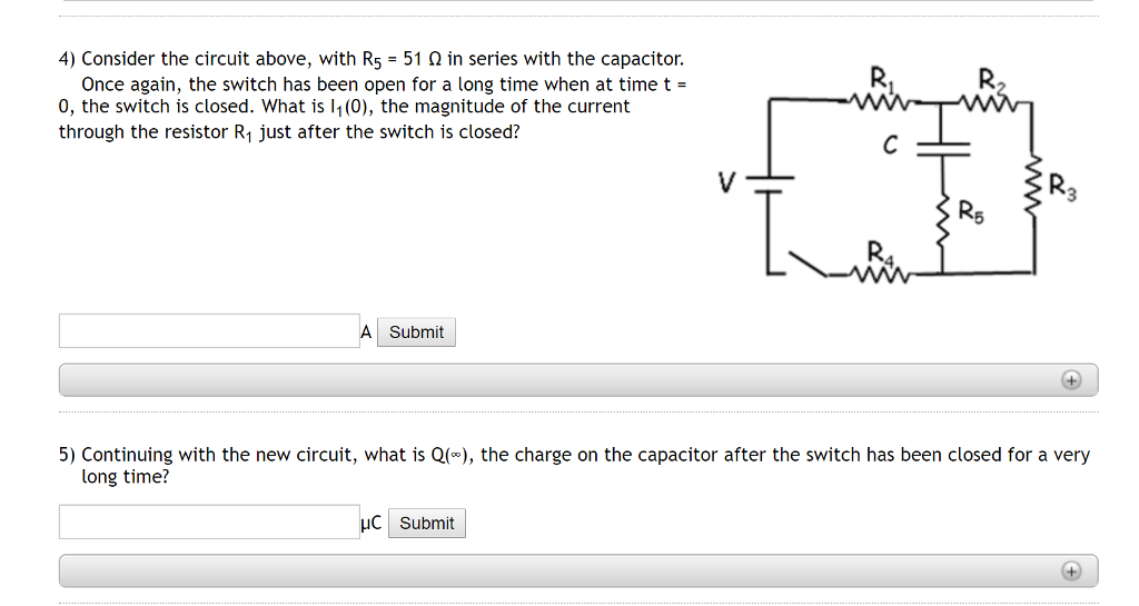 Solved Two Loop RC Circuit 1 | 3 | 4 | 5 | A circuit is | Chegg.com