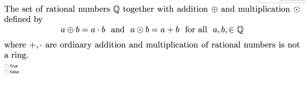 Solved And Multiplication O The Set Of Rational Numbers Q Chegg