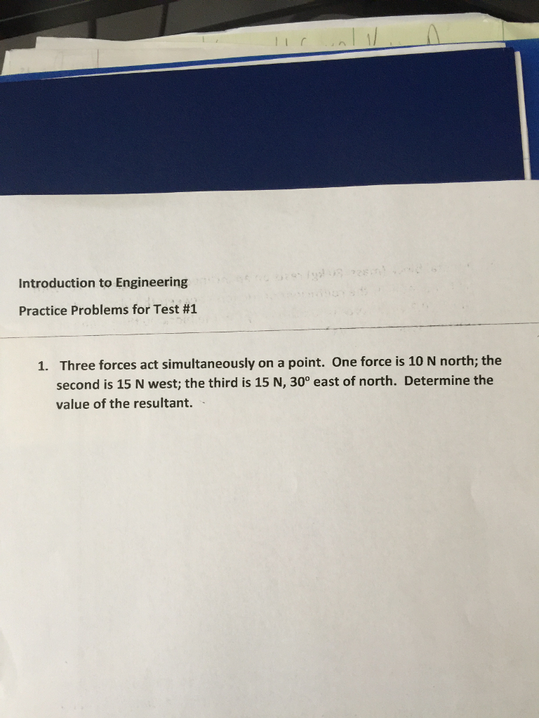 Solved Introduction to Engineering Practice Problems for | Chegg.com