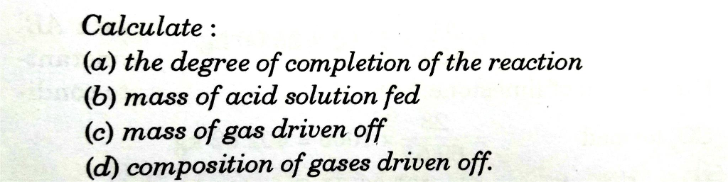 Solved 1000 kg of an impure limestone which analysls 96% | Chegg.com