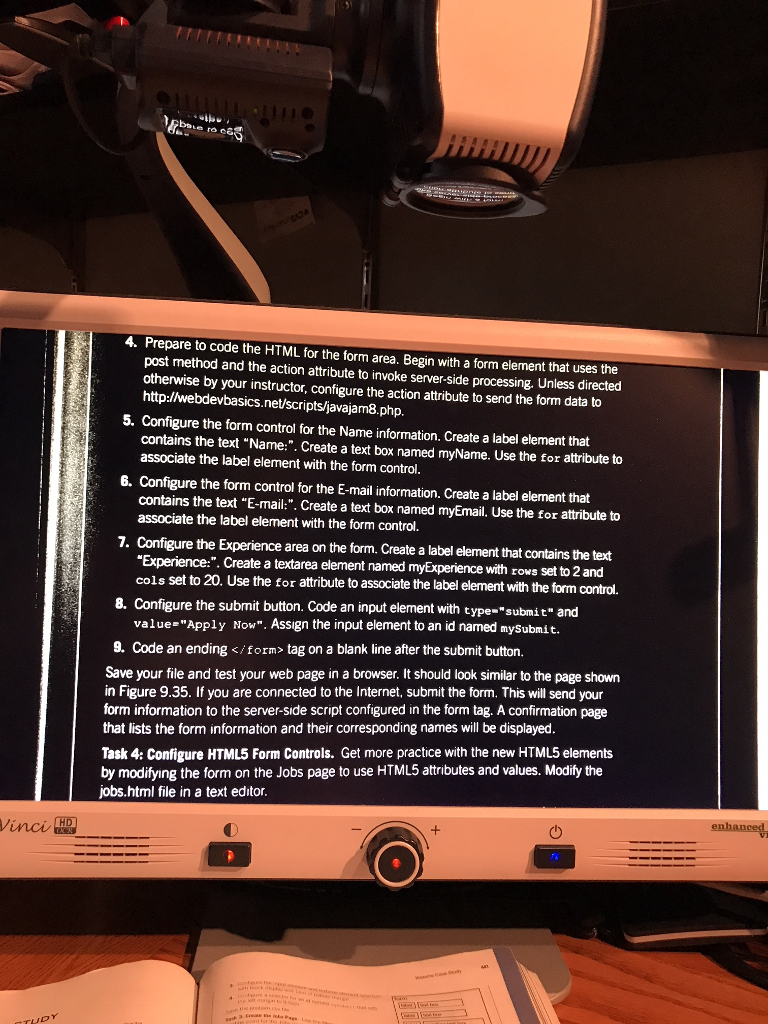Solved WEBSITE CASE STUDY Adding a Form Each of the | Chegg.com