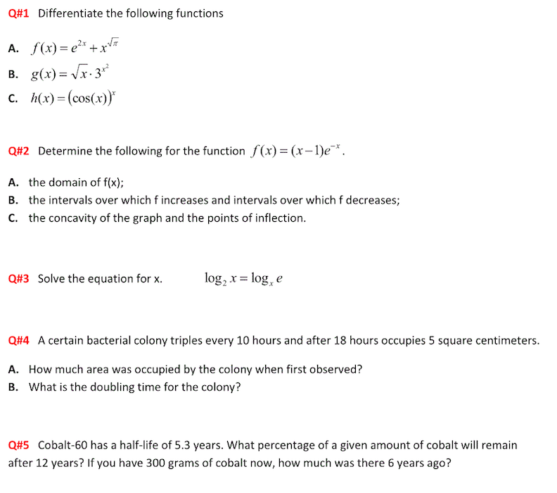 Solved I need help on these questions with step by step | Chegg.com