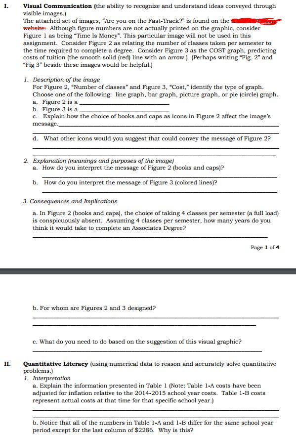 I.Visual Communication (the ability to recognize and | Chegg.com