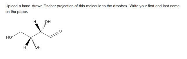 Solved Upload a hand-drawn Fischer projection of this | Chegg.com