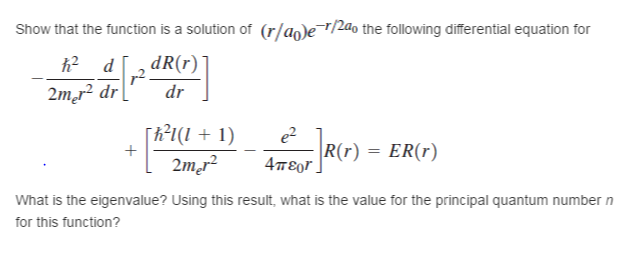 Solved Show that the function is a solution of | Chegg.com