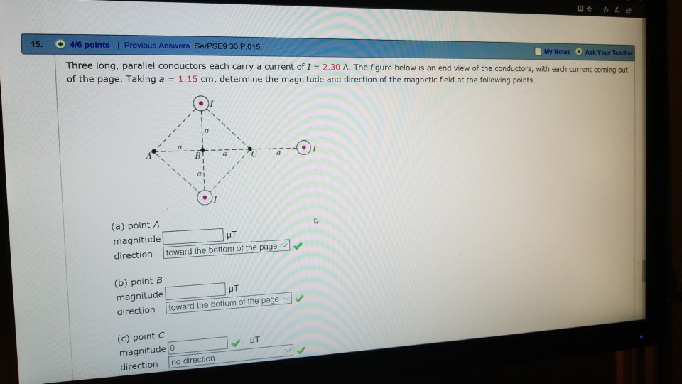 Solved 15. 4/6 points | Previous Answers SerPSE9 30.P.015 | Chegg.com Solved 15. 4/6 points | Previous Answers SerPSE9 30.P.015 | Chegg.com