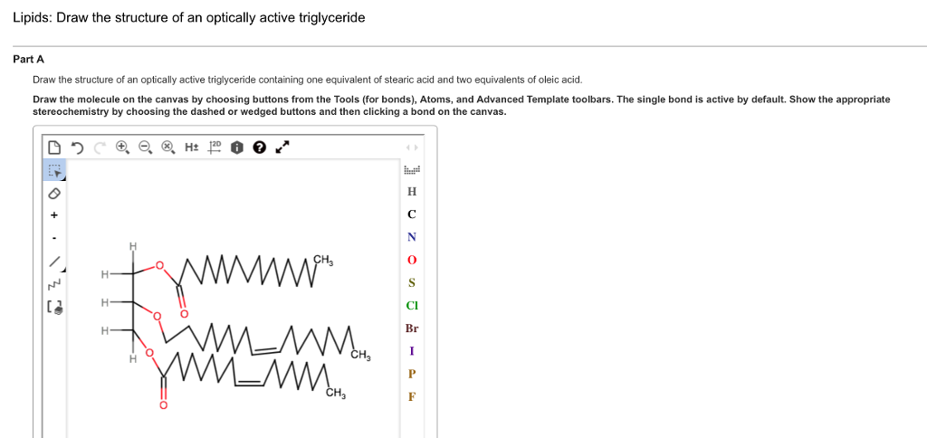 Solved Lipids: Draw the structure of an optically active | Chegg.com