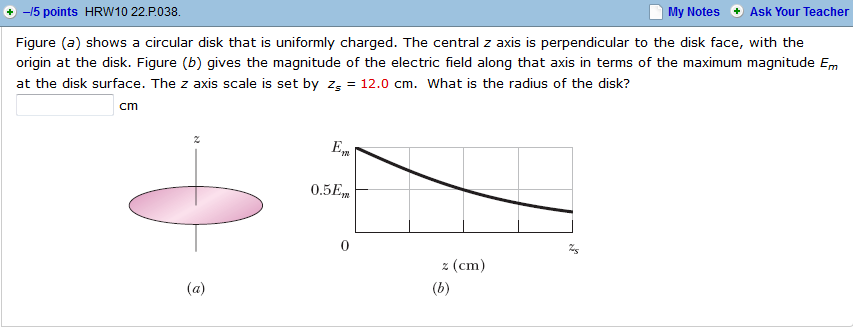 Solved Figure (a) shows a circular disk that is uniformly | Chegg.com