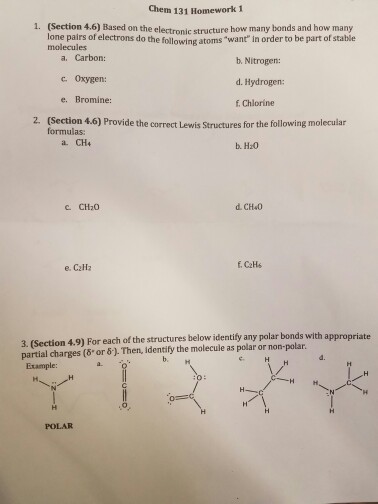 Solved Organic chemistry homework. Including electron | Chegg.com
