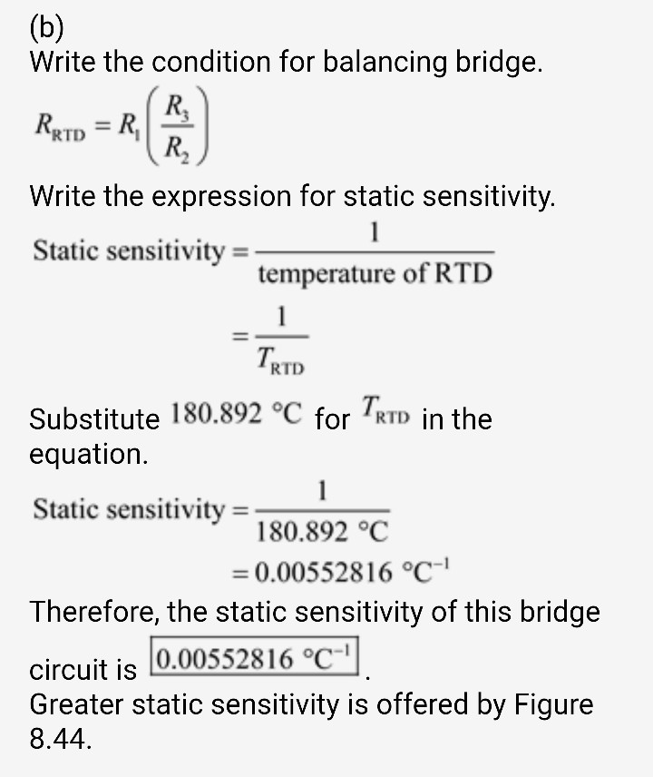Solved 3. An RTD forms one arm of a Wheatstone bridge, as | Chegg.com