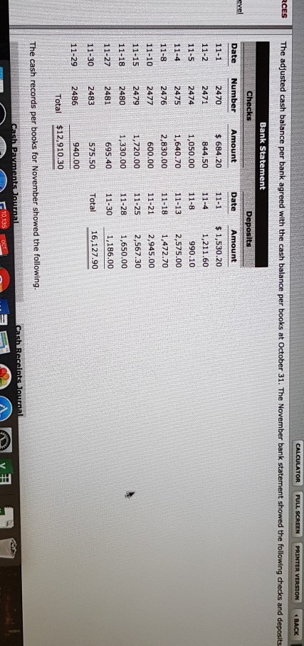 Solved ES Problem 7-4A (Part Level Submission) The bank | Chegg.com