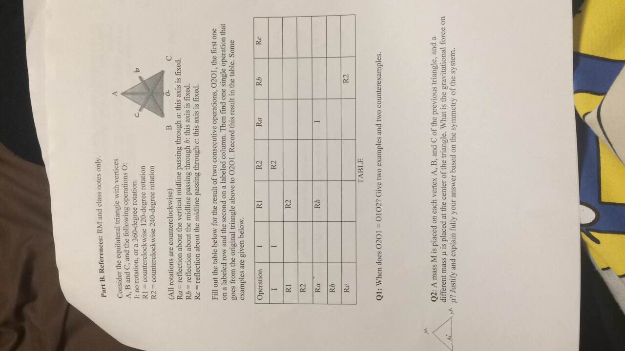 Solved Consider the equilateral triangle with vertices A, B | Chegg.com