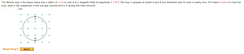 Solved The flexible loop in the figure below has a radius of | Chegg.com