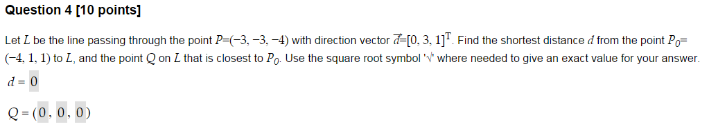Solved Let L be the line passing through the point P=(?3, | Chegg.com Solved Let L be the line passing through the point P=(?3, | Chegg.com