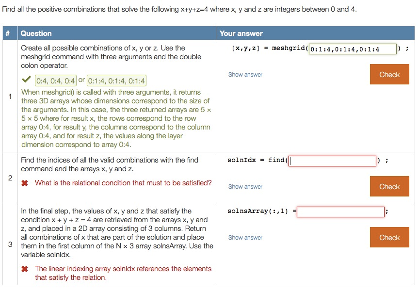 Find all the positive combinations that solve the | Chegg.com