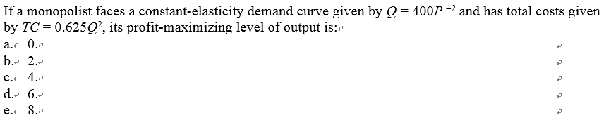 Solved - 400P- and has total costs given If a monopolist | Chegg.com