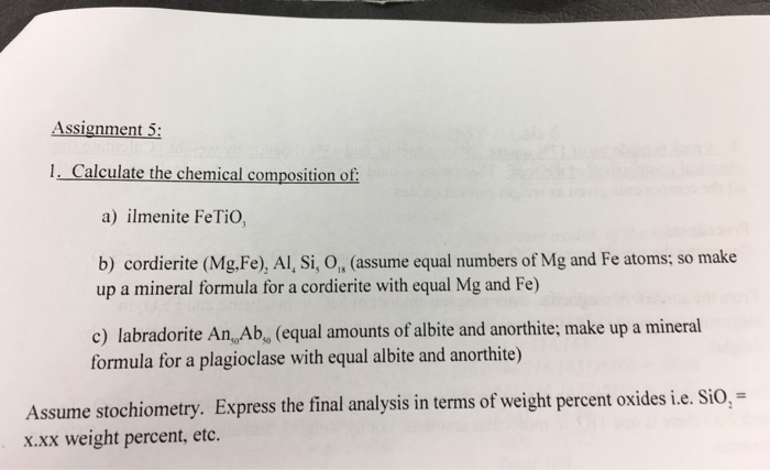 Calculate the chemical composition of: limonite | Chegg.com