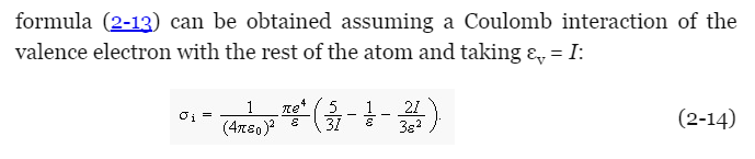 Solved Compare cross-sections of the direct ionization by | Chegg.com