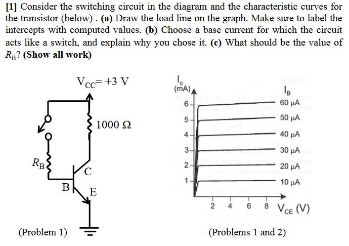 Solved [11 Consider the switching circuit in the diagram and | Chegg.com