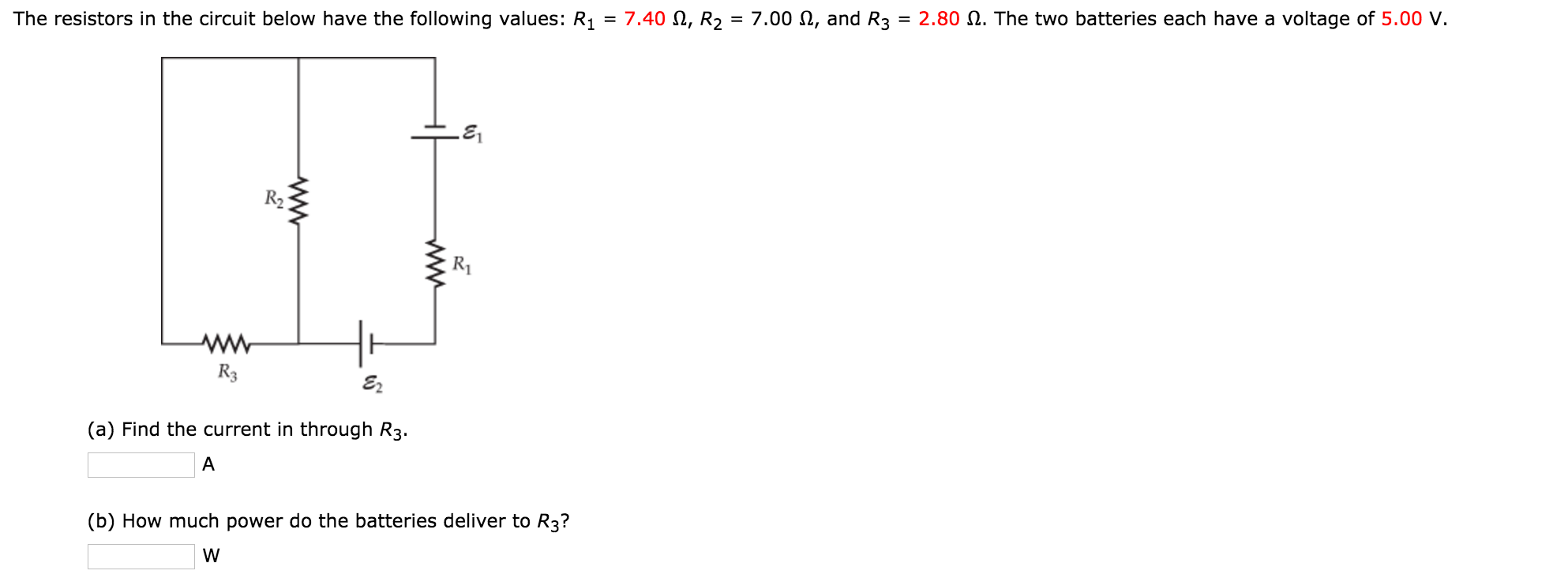 Solved The resistors in the circuit below have the following | Chegg.com