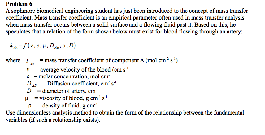 Solved Use dimensionless analysis method to obtain the form | Chegg.com