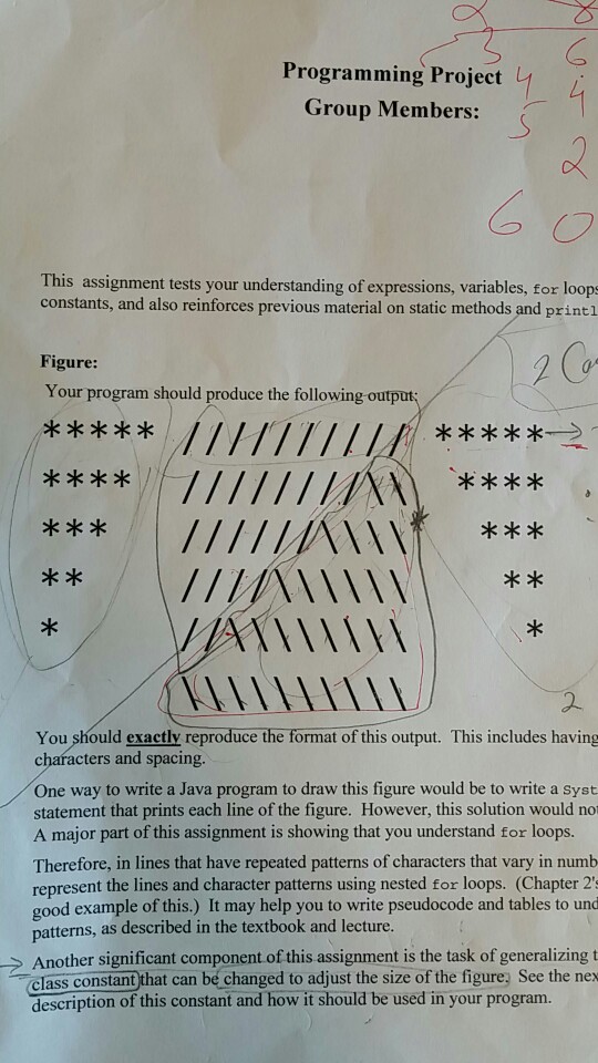 Solved Programming Project Group Members: This assignment | Chegg.com