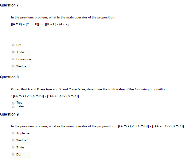 Solved In the previous problem, what is the main operator of | Chegg.com