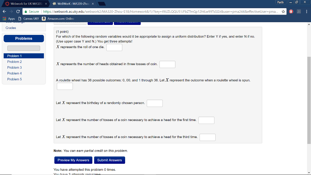 Solved Parth X Webok for UK MA320 xWeBWork: MA320-Zhoux | Chegg.com Solved Parth X Webok for UK MA320 xWeBWork: MA320-Zhoux | Chegg.com