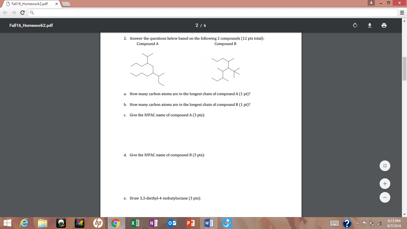 Solved Answer the questions below based on the following 2 | Chegg.com