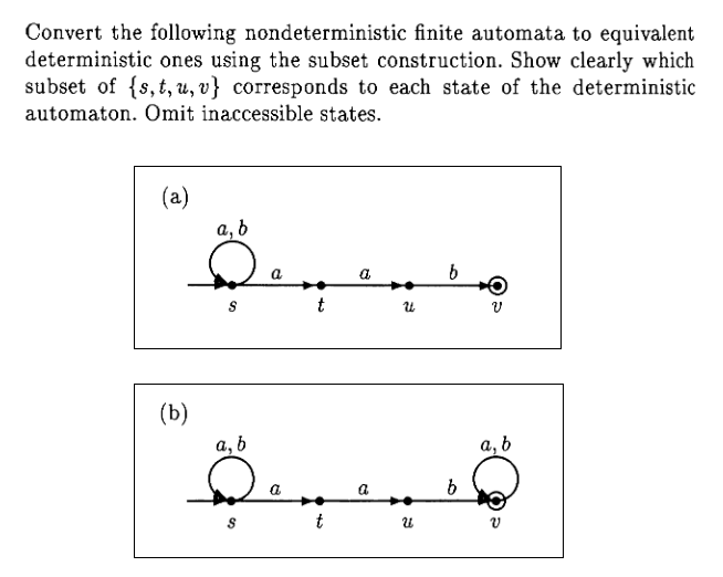 Solved Convert The Following Nondeterministic Finite