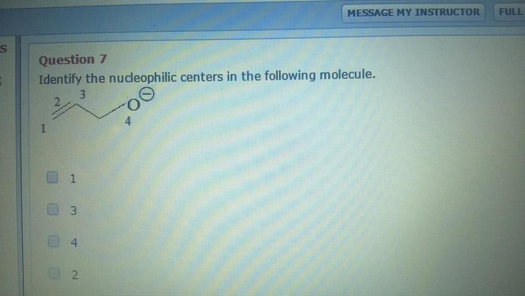 Solved Identify the nucleophilic centers in the following | Chegg.com