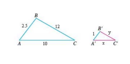 Solved The triangles in the figure are similar. Find the | Chegg.com