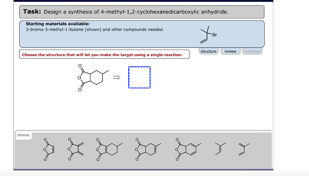 Solved Task: Design a synthesis of | Chegg.com