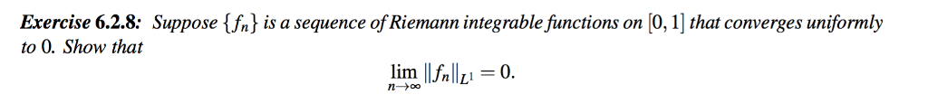 Solved Suppose {f_n} is a sequence of Riemann integrable | Chegg.com
