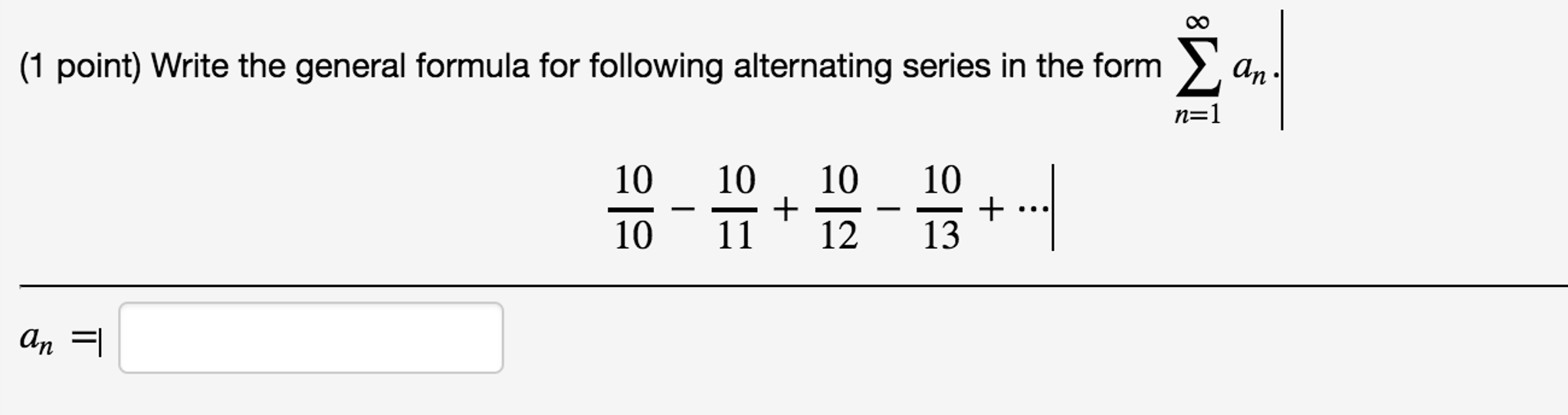 Solved Write The General Formula For Following Alternating Chegg solved-write-the-general-formula-for-following-alternating-chegg