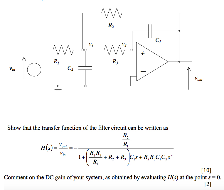 Solved I can demonstrate how the transfer functionof the | Chegg.com