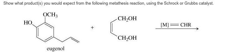 Solved Show what products you would expect from the | Chegg.com