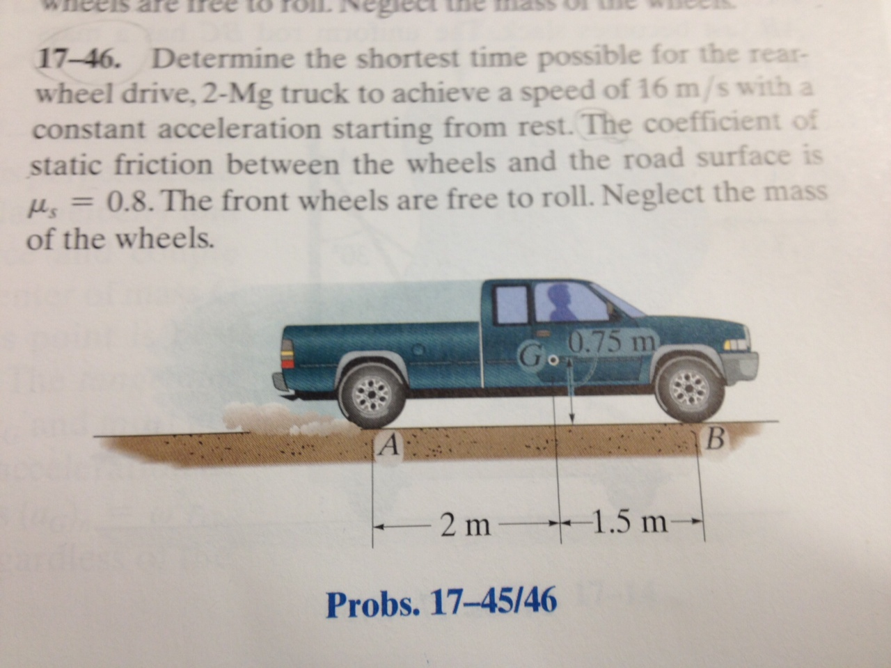 Solved Determine the shortest time possible for the | Chegg.com Solved Determine the shortest time possible for the | Chegg.com