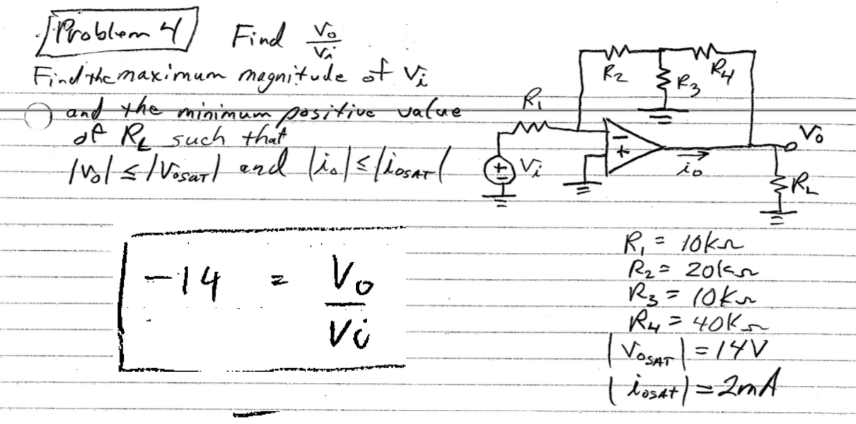 Solved Find the maximum magnitude of v_i and the minimum | Chegg.com