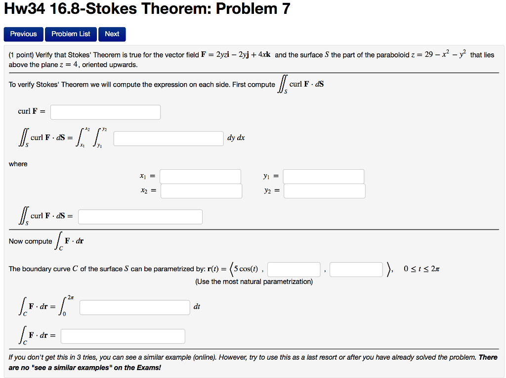 Solved Verify that Stokes' Theorem is true for vector field | Chegg.com
