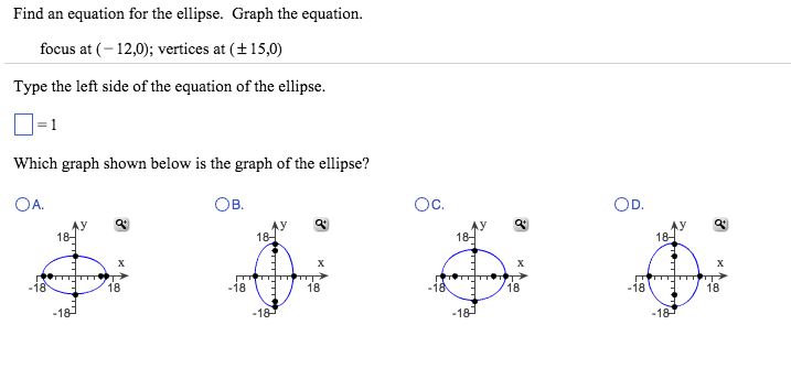 Solved Find an equation for the ellipse. Graph the equation. | Chegg.com