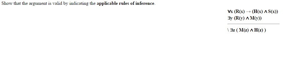 Solved Discrete Math Show that the argument is valid by | Chegg.com