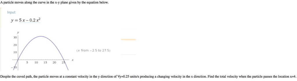 Solved Despite the curved path, the particle moves at a | Chegg.com
