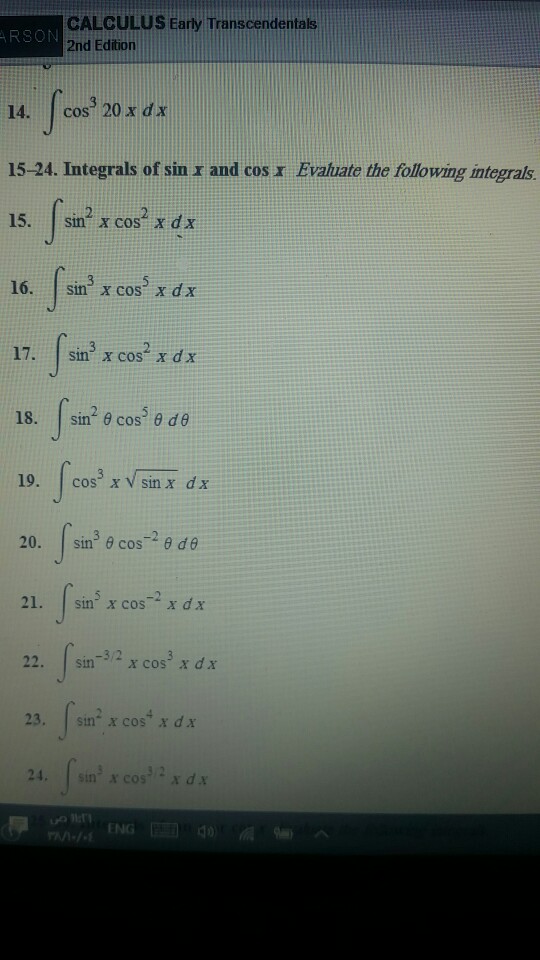 Solved CALCULUS Euty Transcendentals CALCULUS Early | Chegg.com