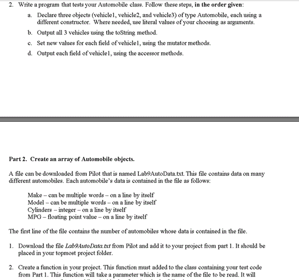 Solved CS1180 Lab 9 Students will learn how to create a | Chegg.com
