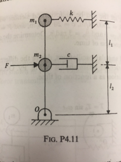 Solved Assuming small angular oscillations, derive he | Chegg.com