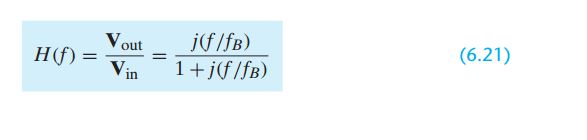 Solved V. (t out Figure 6.19 First-order highpass filter | Chegg.com