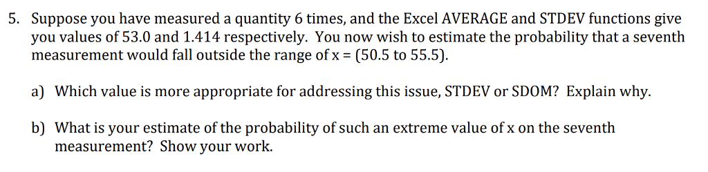 Solved Physics problem about Average and Standard deviation | Chegg.com