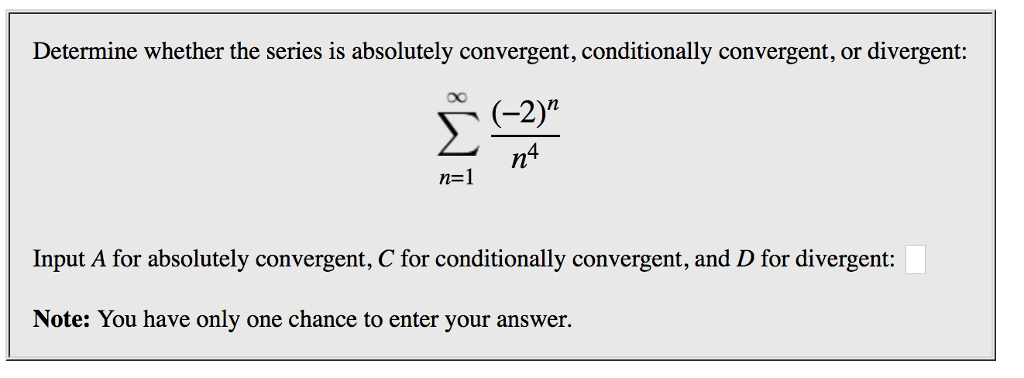 Solved Determine whether the series is absolutely | Chegg.com