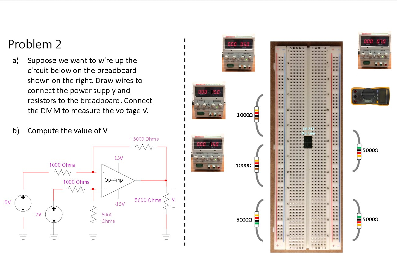 Solved Problem 2 a) Suppose we want to wire up the circuit | Chegg.com